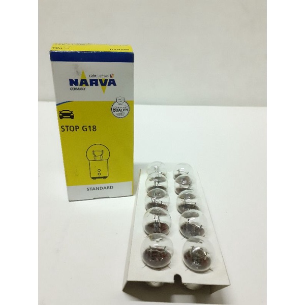 NARVA AUTO BULB DOUBLE CONTACT MEDIUM 12V (21/5W) | Shopee Philippines