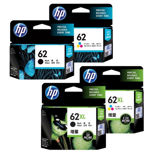 HP 62 / 62XL - OfficeJet 5740 5746 / ENVY 5540 5542 5640 7640 7643 8005 ...