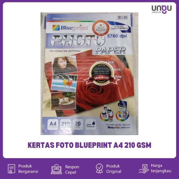 Blueprint Photo Paper A4 210 GSM | Shopee Philippines