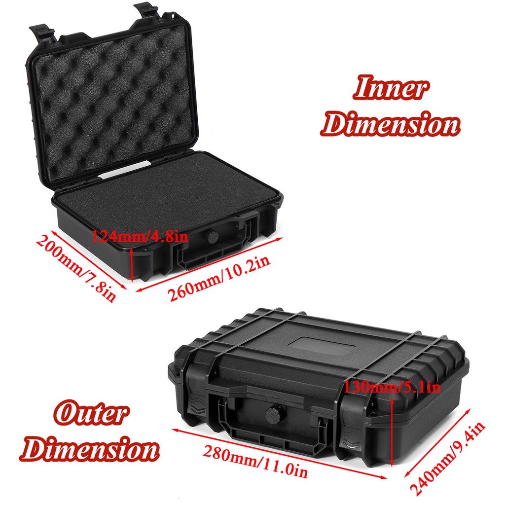 【High Quality】5 Sizes Protective Equipment Hard Flight Carry Case Box ...