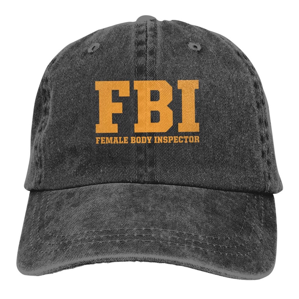 Fbi Female Body Inspector Adjustable Cowboy Cap Design Cool Printed ...