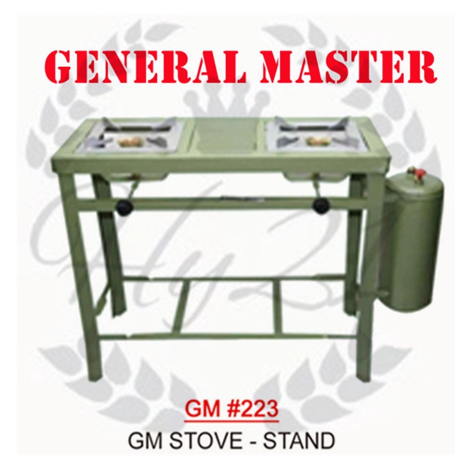 General Master Gas Stove -Double Stand GM-223 (GOOD QUALITY) | Shopee ...