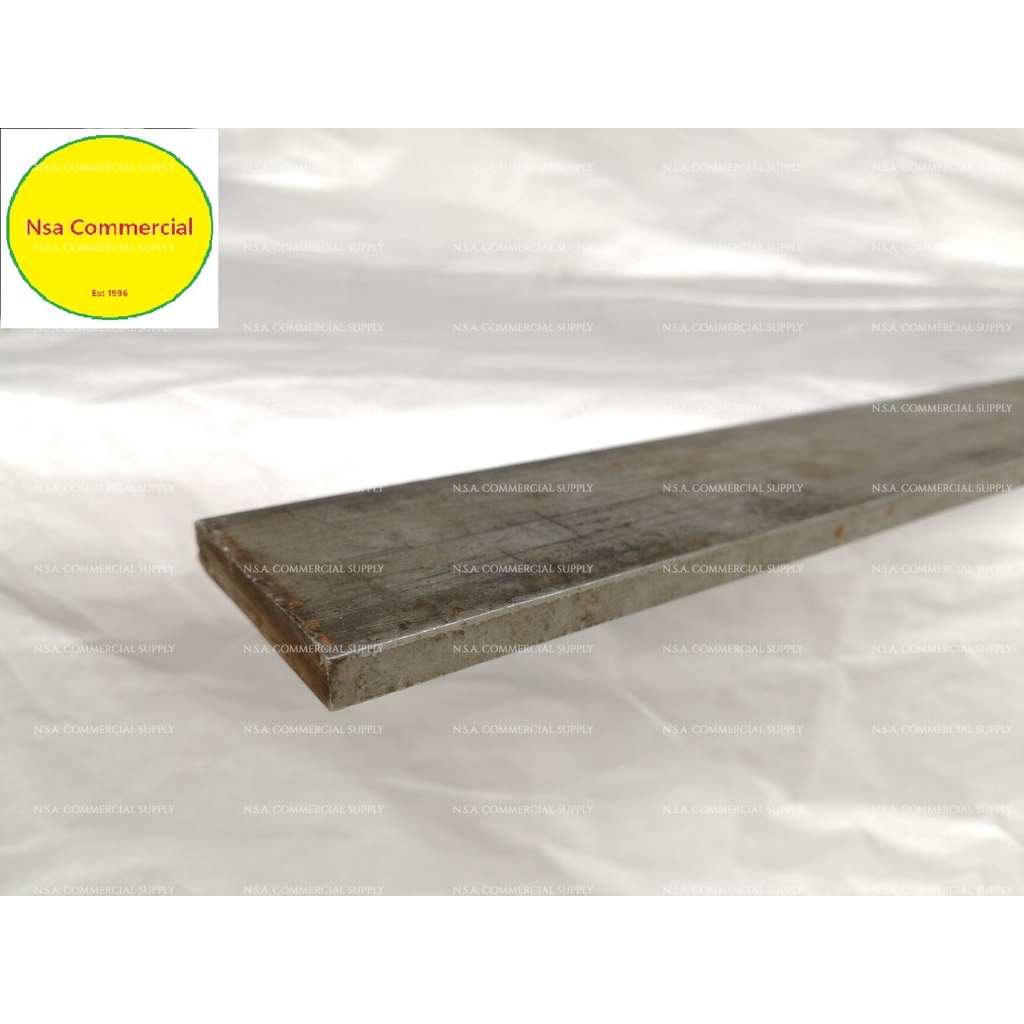 Stainless Steel Flat Bar 8mm x 2 inches x 1 METER Length T304 (Mill ...