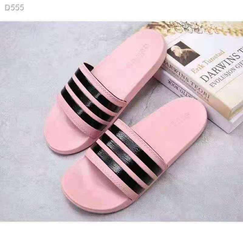 SLIDES ADIDAS OUTDOOR SLIPPER (HORIZONTAL THREE LINE DESIGN) | Shopee ...