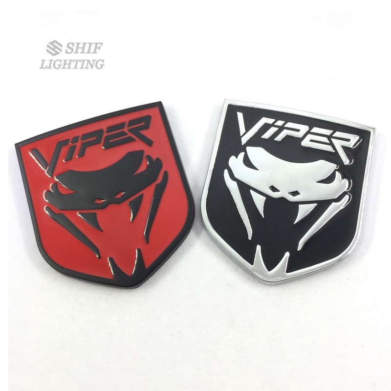1x Metal VIPER Cobra Snake Logo Emblem Badge Sticker Mustang | Shopee ...