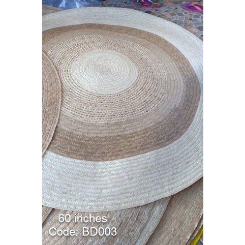 Buri Carpet / Buri Mat - 60 inches (Sabatan Tritone) | Shopee Philippines