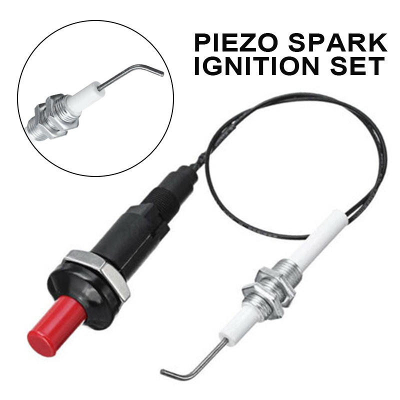 Universal Piezo Spark Igniter Set Push Button Ignition For Gas Grill ...