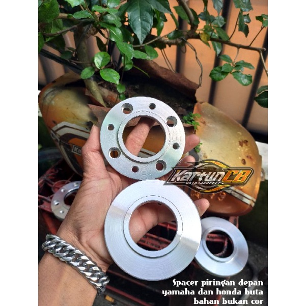 Yamaha honda blind front disc spacer disc adapter made of non-cast ...