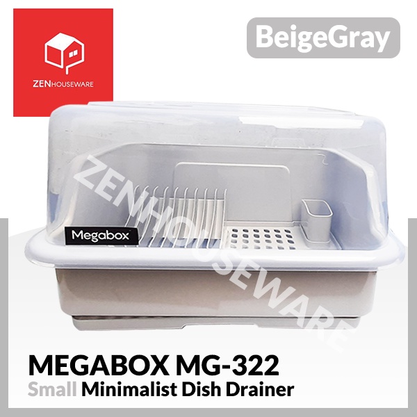 ZENHOUSEWARE Megabox EASY CLEAN Minimalist & Functional Dish Drainer ...