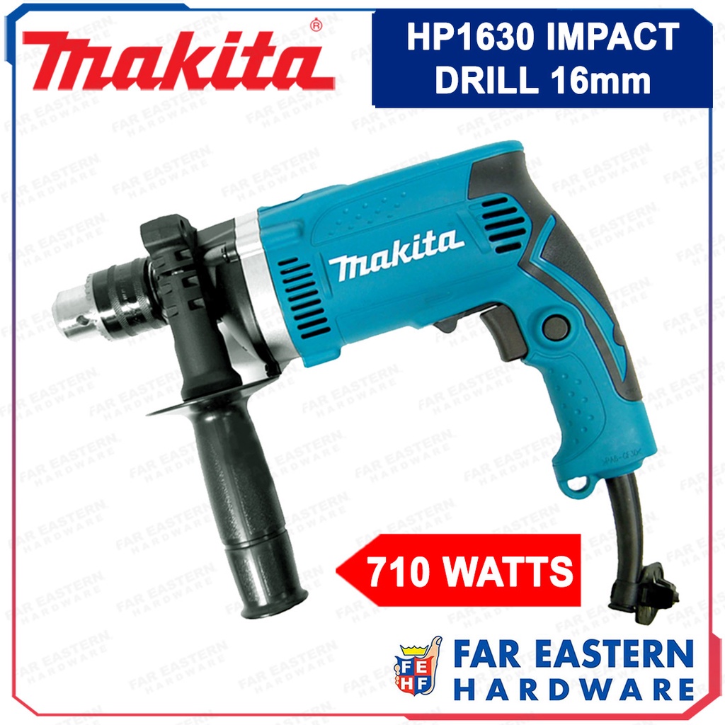 MAKITA HP1630 Impact Hammer Drill 16mm 710W MKPTCD | Shopee Philippines