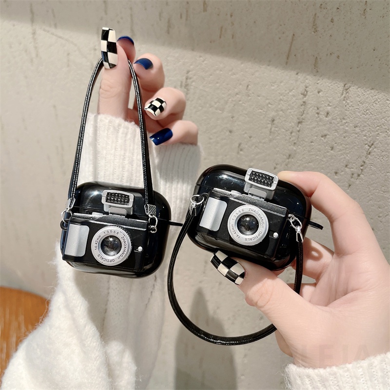Cute Retro 3d Camera Design Earphone Cases For Apple Airpods 2 3 Pro ...