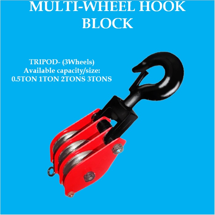 LIFTING CRANE PULLEY BLOCK SHEAVE BLOCK HOIST TOOL ROPE PULLEY SINGLE ...