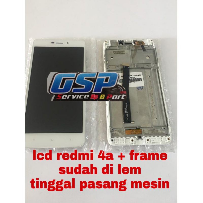 Lcd Redmi 4a Fullset Frame Already In The Glue Is A Pair Of Machine ...