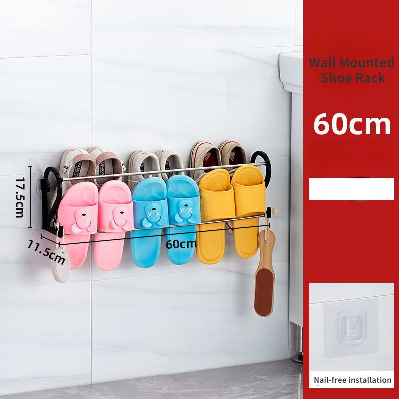 Wall Mounted Hanging Shoe Storage Rack Organizer | Shopee Philippines