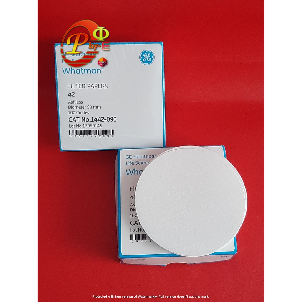 Whatman Filter Paper No. 42 Diameter 9 cm Per Sheet | Shopee Philippines