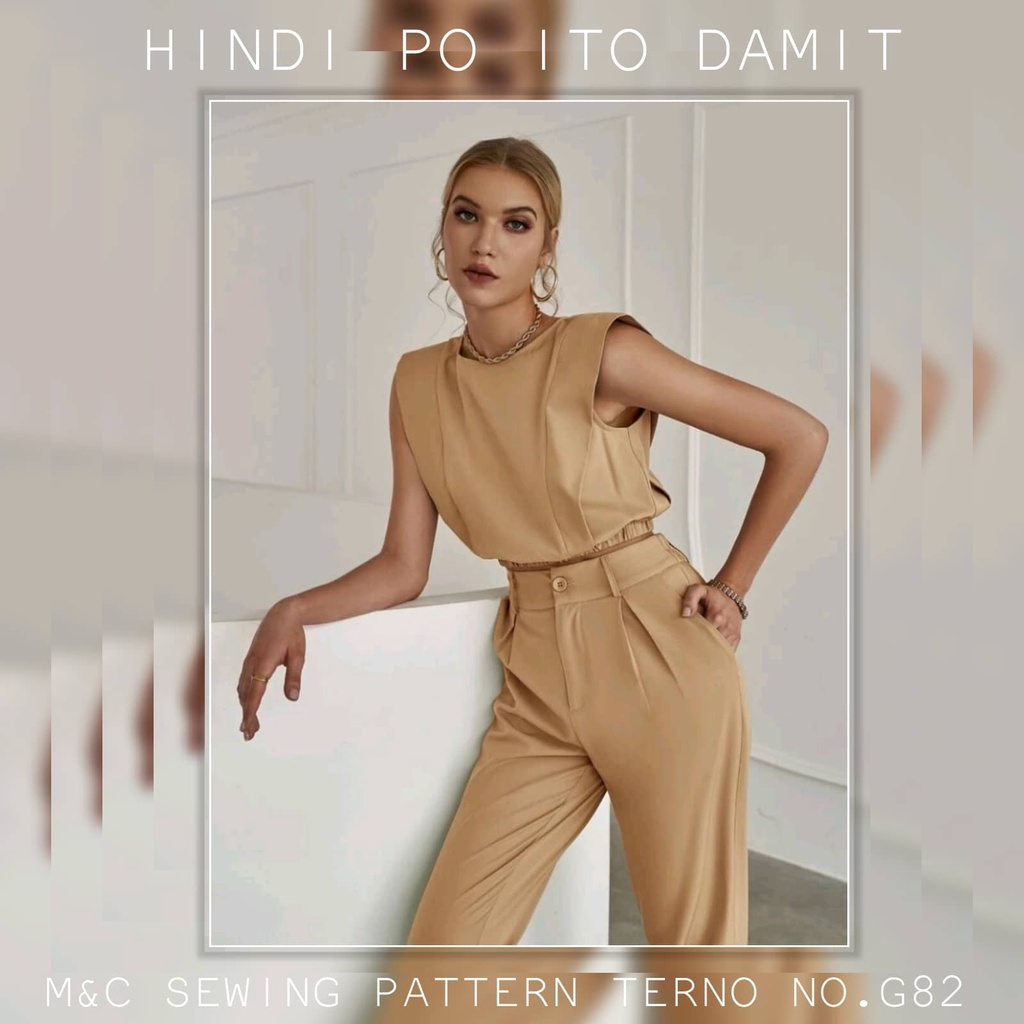 M&C HANDMADE SEWING PATTERN TERNO NO.G82 | Shopee Philippines