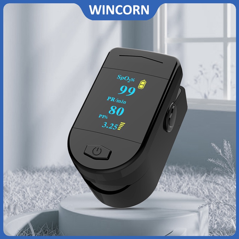 Oximeter Finger Pulse Heart Rate Blood Oxygen Saturation Monitor SpO2 ...