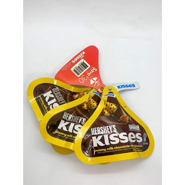 Kisses Creamy Chocolate 3x36g Shopee Philippines