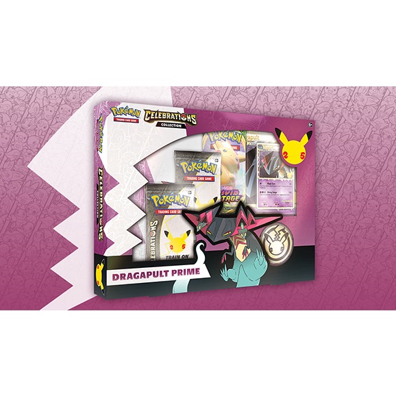 Pokemon TCG: 25th Anniversary Celebrations - Dragapult Prime Collection ...