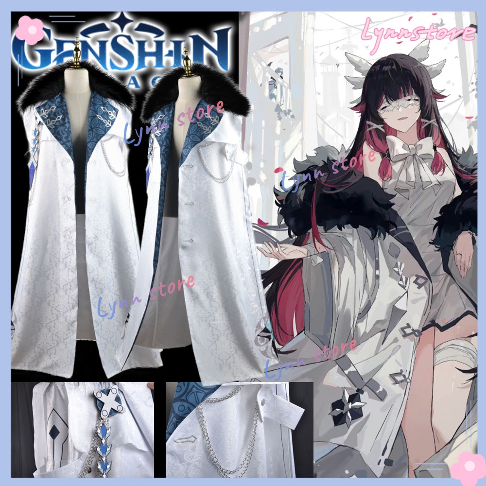 COD Anime Fatui Tartaglia Regrator Knave Damselette Cosplay Costume New ...