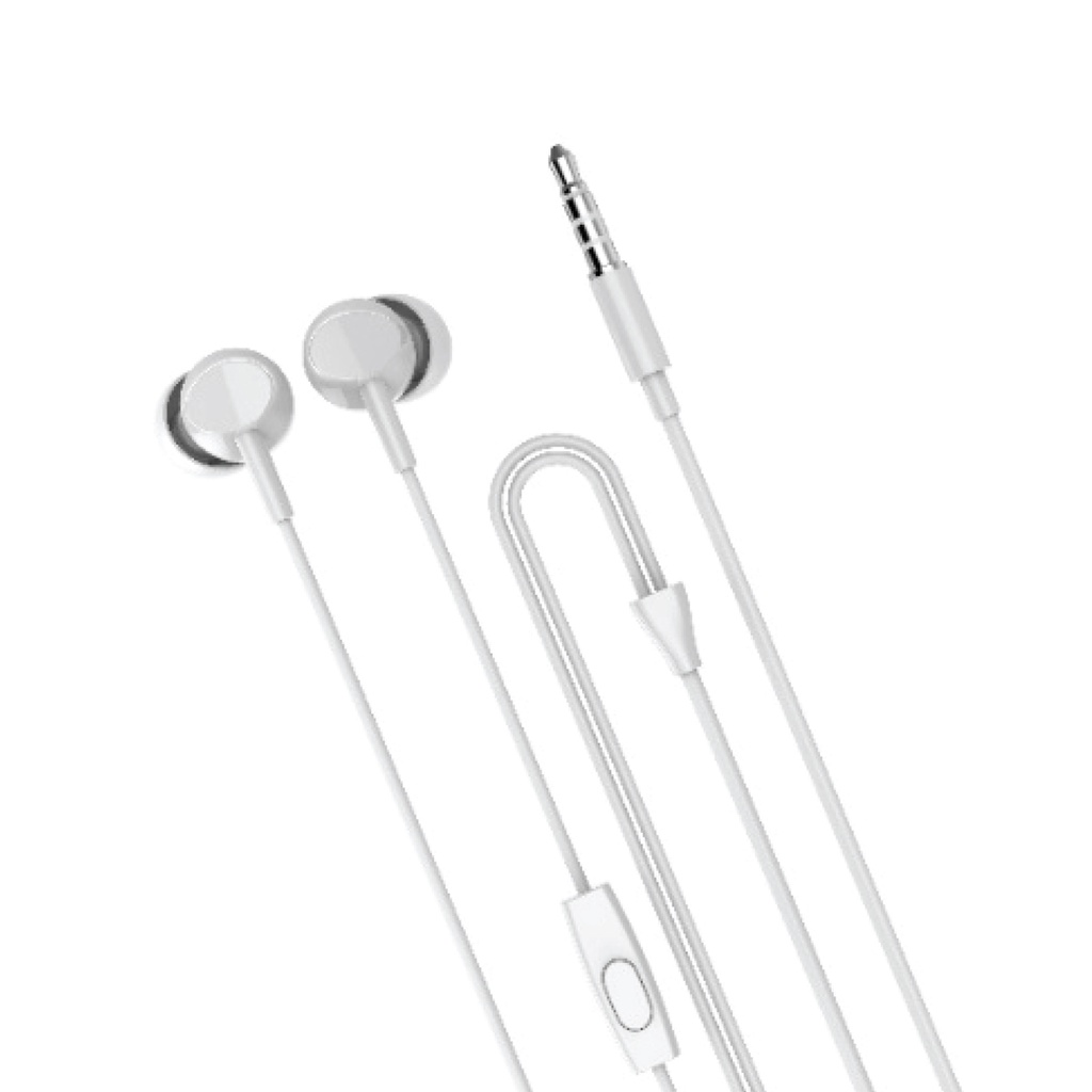 TENKI 100% Authentic Perfect Sound Earphones with Mic 3.5mm TE-20 Gray ...