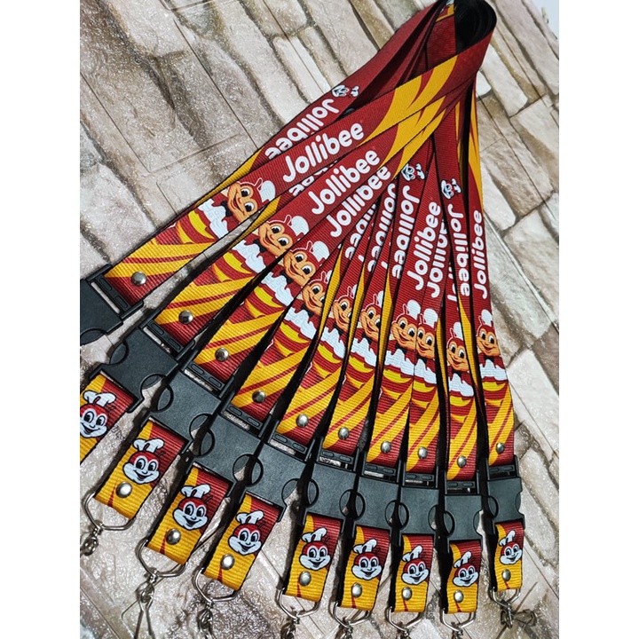 Jollibee lanyard id lace personalized lanyards | Shopee Philippines