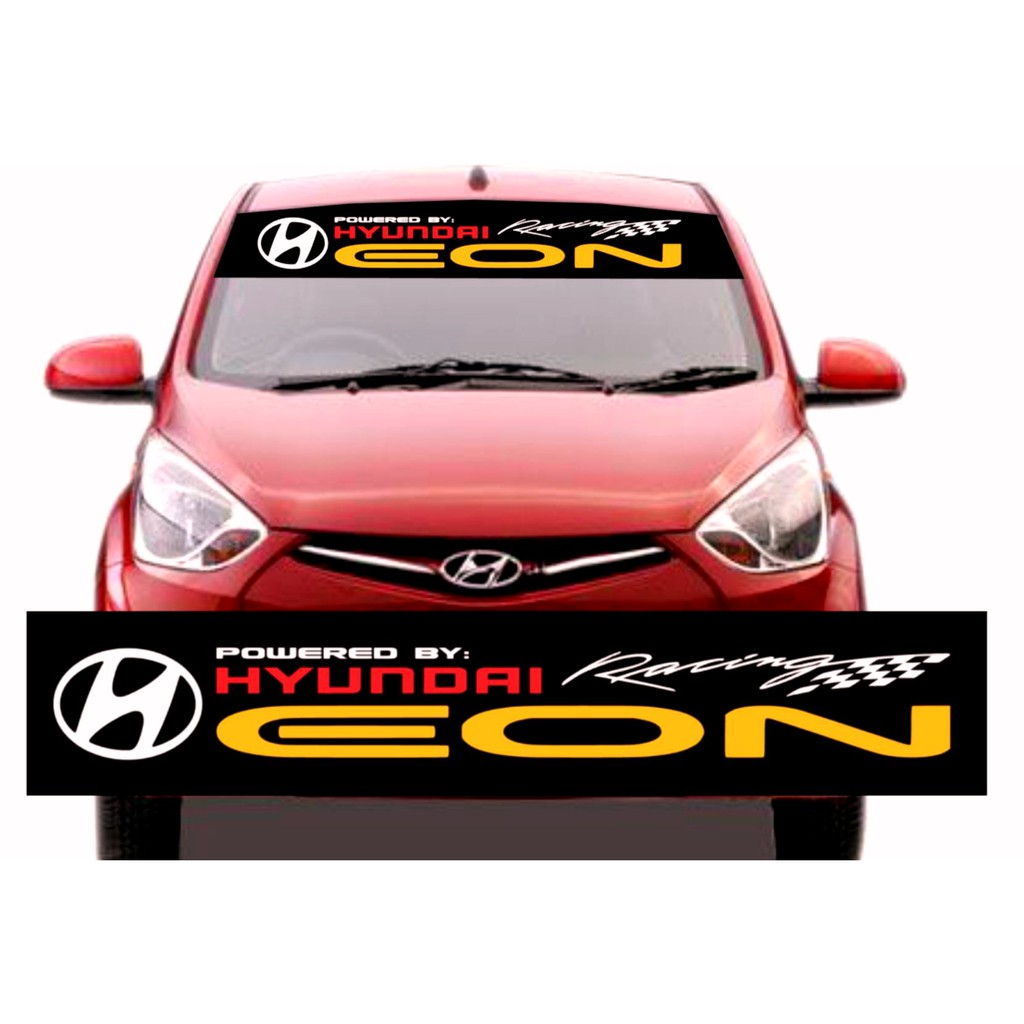 Hyundai Eon Windshield Decal Sticker [ Holographic/Regular] | Shopee ...