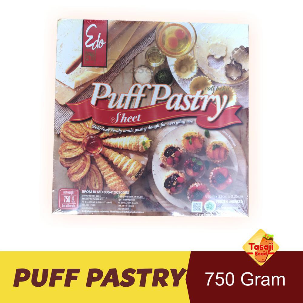 Edo Puff Pastry 750 Gr Quality Frozen Pastry Skin (code 1 | Code 2 ...