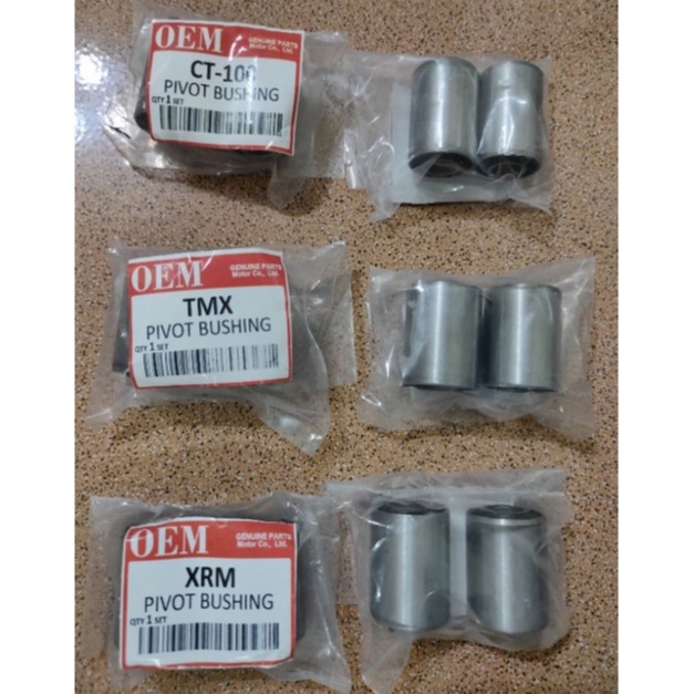 PIVOT BUSHING ( FOR TMX, CT-100, XRM ) | Shopee Philippines