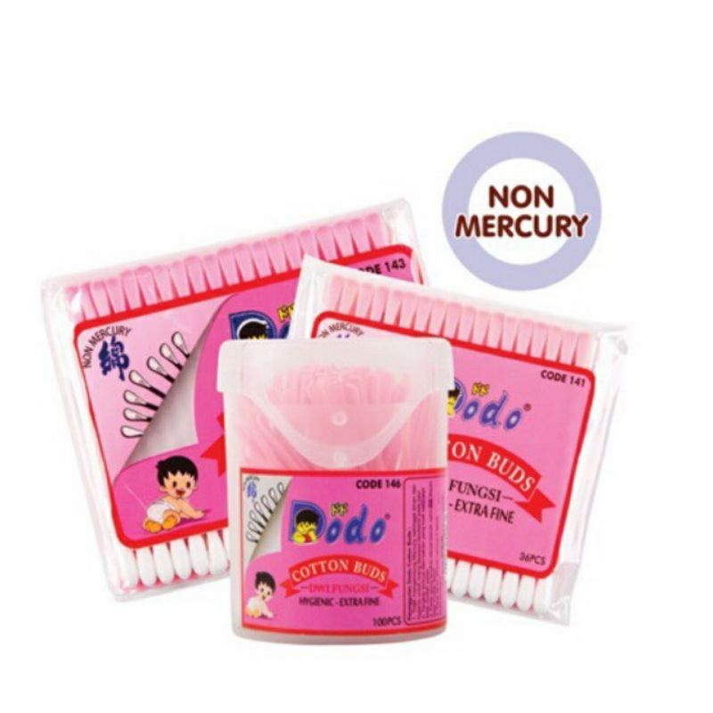 Dodo COTTON BUDS Dual Function CODE 141-146 | Shopee Philippines