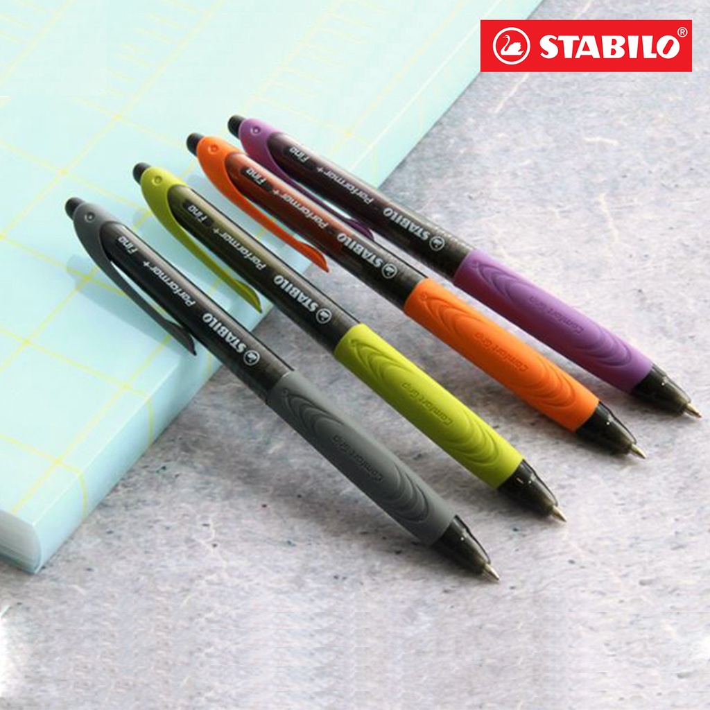 STABILO Performer Plus Retractable Ballpoint Pen Ballpen Stationery Pen ...