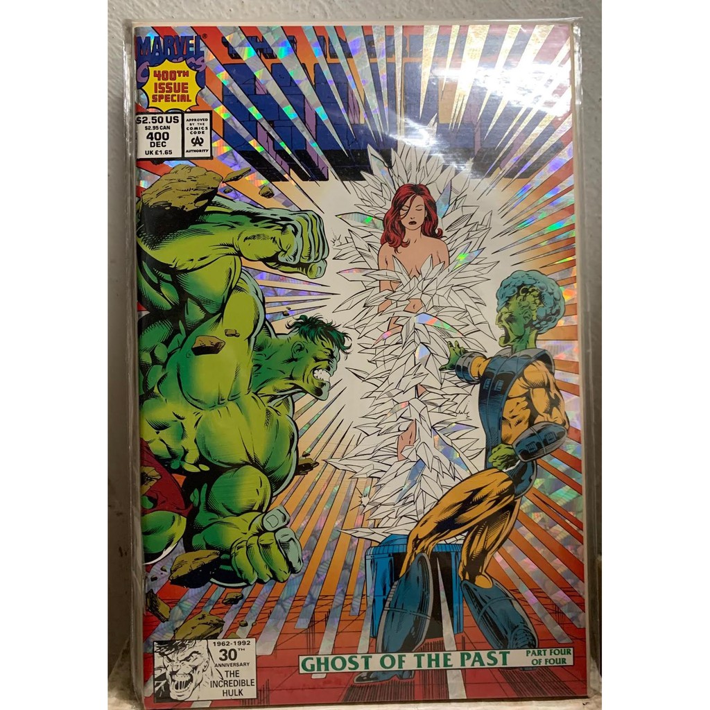 Marvel Comics: 1992 - The Incredible Hulk #400 - Prism Cover | Shopee ...
