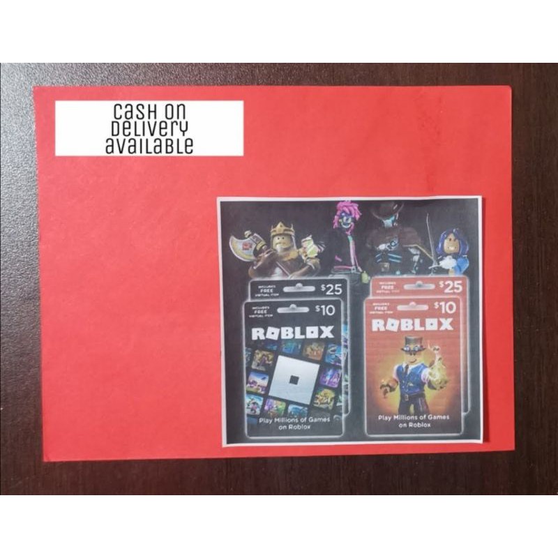 Roblox - COD Game Cards | Shopee Philippines