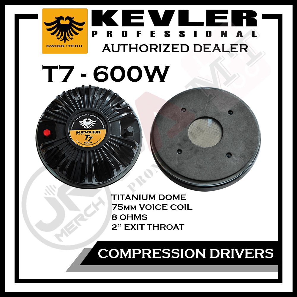 Kevler (T7) 8ohms 600W RMS Titanium Compression Driver Unit for Tweeter ...