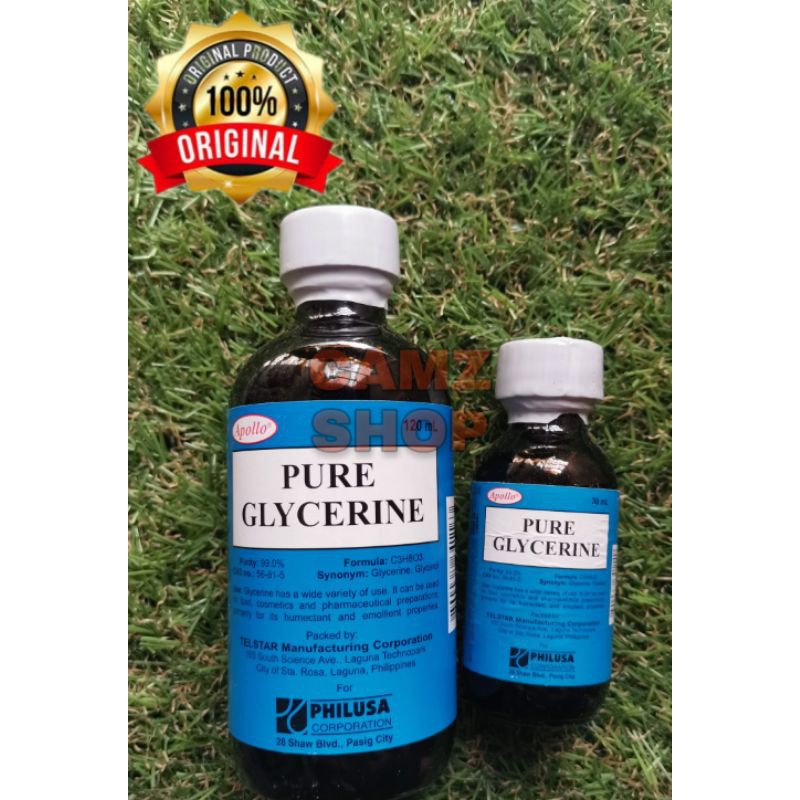 APOLLO Pure Glycerine 120ML 30ML | Shopee Philippines