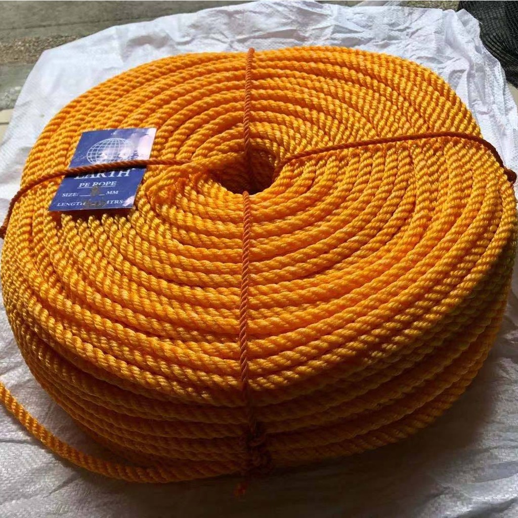 Nylon Rope no.16 8mm 200meters lubid tali tie for pig | Shopee Philippines