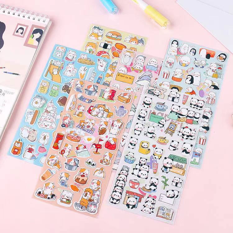 Hand Peel up Animal Stationery sticker | Shopee Philippines
