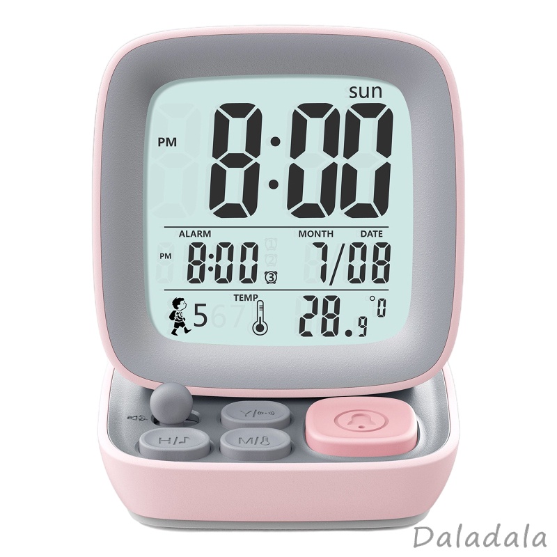 Vintage Computer Small Digital Alarm Clocks Bedrooms Desk Clock 12 ...