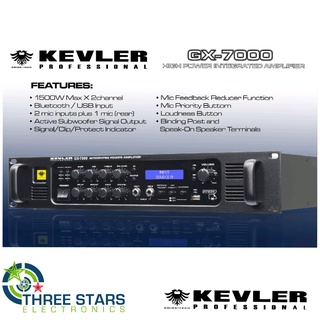 Kevler Pofessional GX-7000 High Power Integrated Amplifier 1500 watts ...
