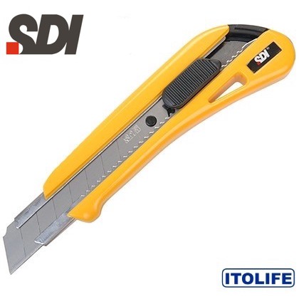 SDI Heavy Duty Cutter/Utility Knife 3050C (18mm, Auto-Lock) | Shopee ...