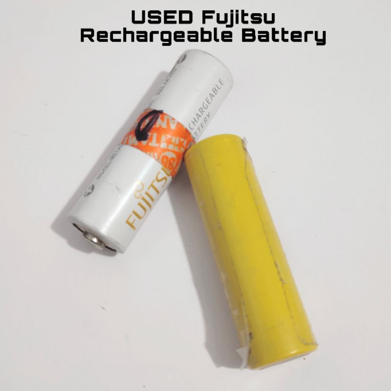 FUJITSU Rechargeable Batteries 2 pieces Battery Used Mini 4WD | Shopee ...