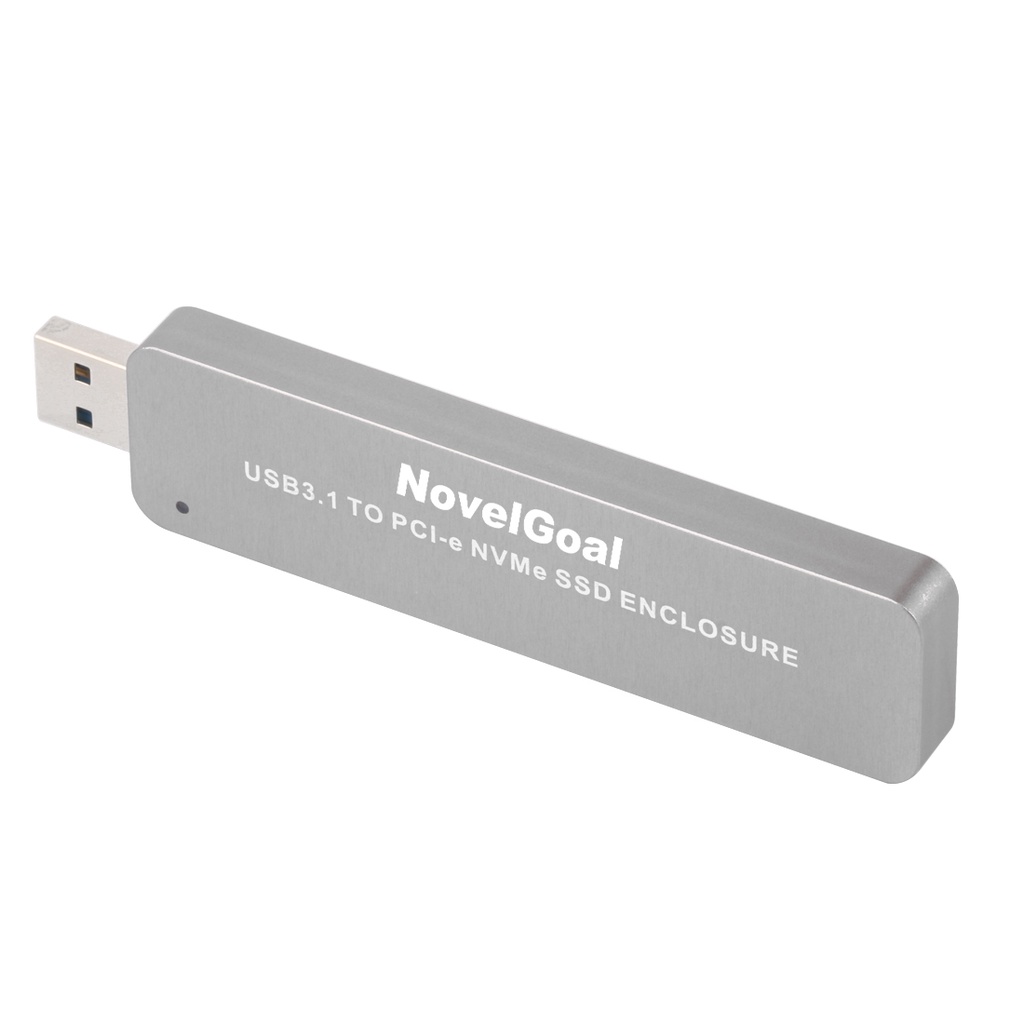NovelGoal LM903 USB3.1 to PCI-E M.2 M-key TYPE-A SSD Hard Disk Box ...