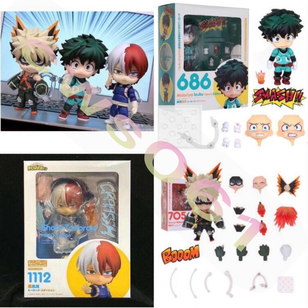 Hot Item GSC Anime My Hero Academia DXF Nendoroid Figure Izuku#686 ...