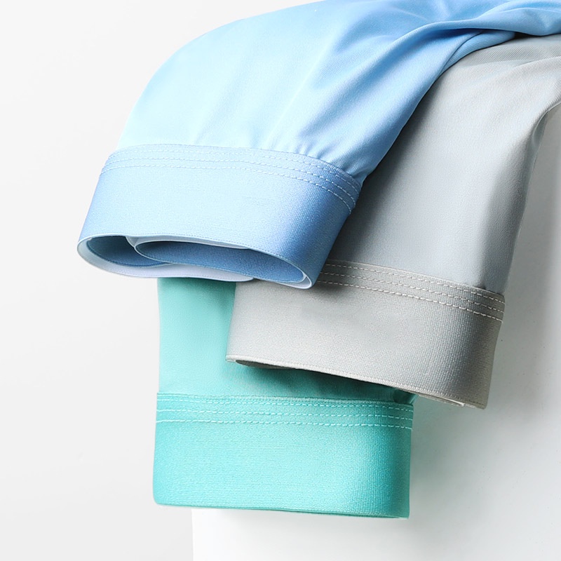 Men's Ice Silk Boxer Briefs - Summer Breathable Dual-Layer Liner Mid ...