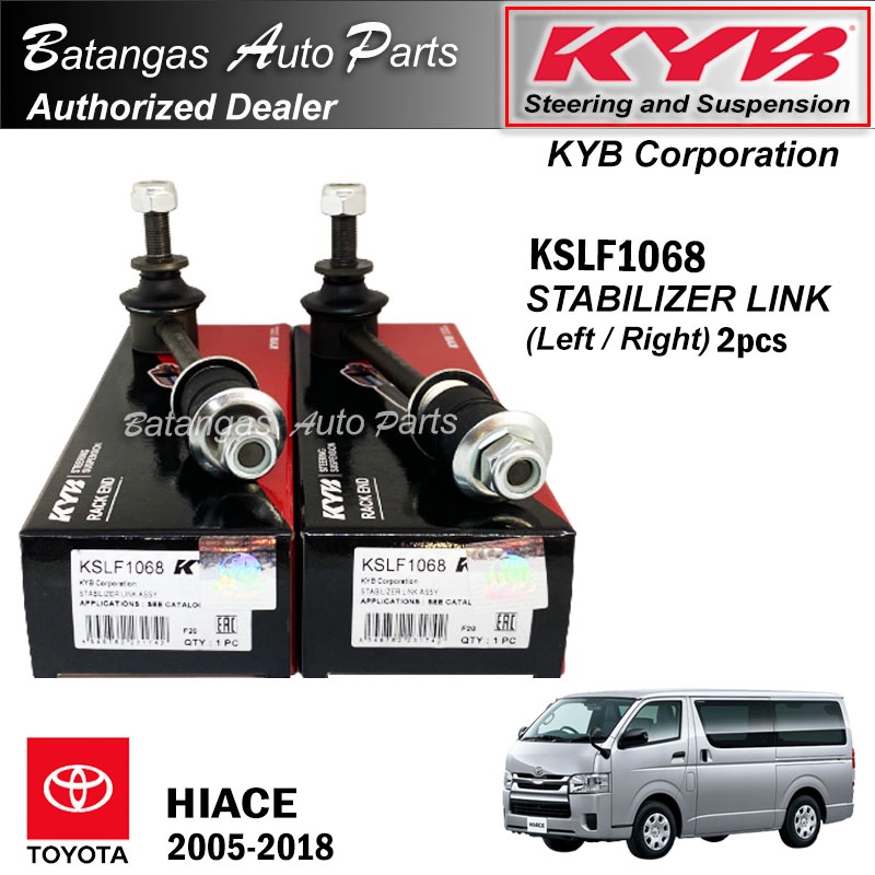 KYB STABILIZER LINK TOYOTA HIACE 2005-2018 2PCS KSLF1068 / 48820-26050 ...