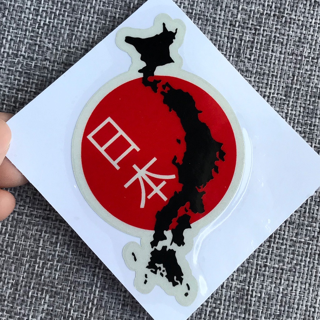JDM Made in Japan new car reflective decals decals motorcycle stickers ...