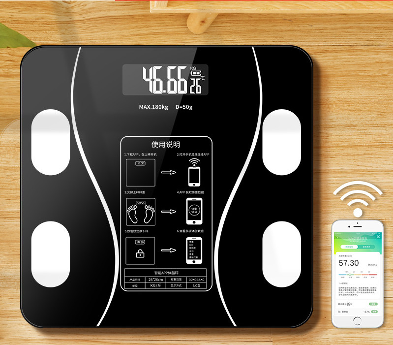 CHARGING XAC Smart Digital Scale 12-in-1 Bluetooth Body Fat Weight ...
