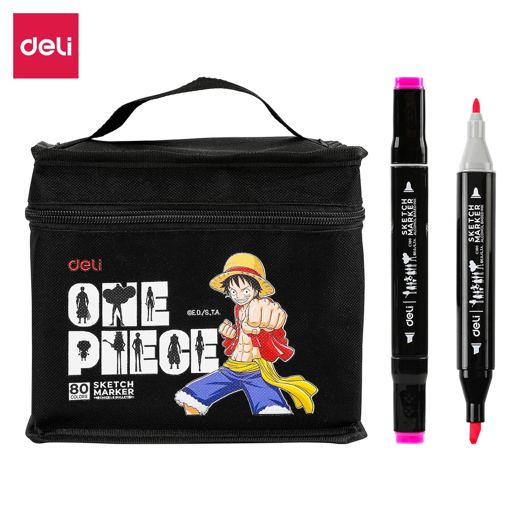 Deli 30/60/80 Color Double Head Highlighter Pen Colors Kit | Shopee ...