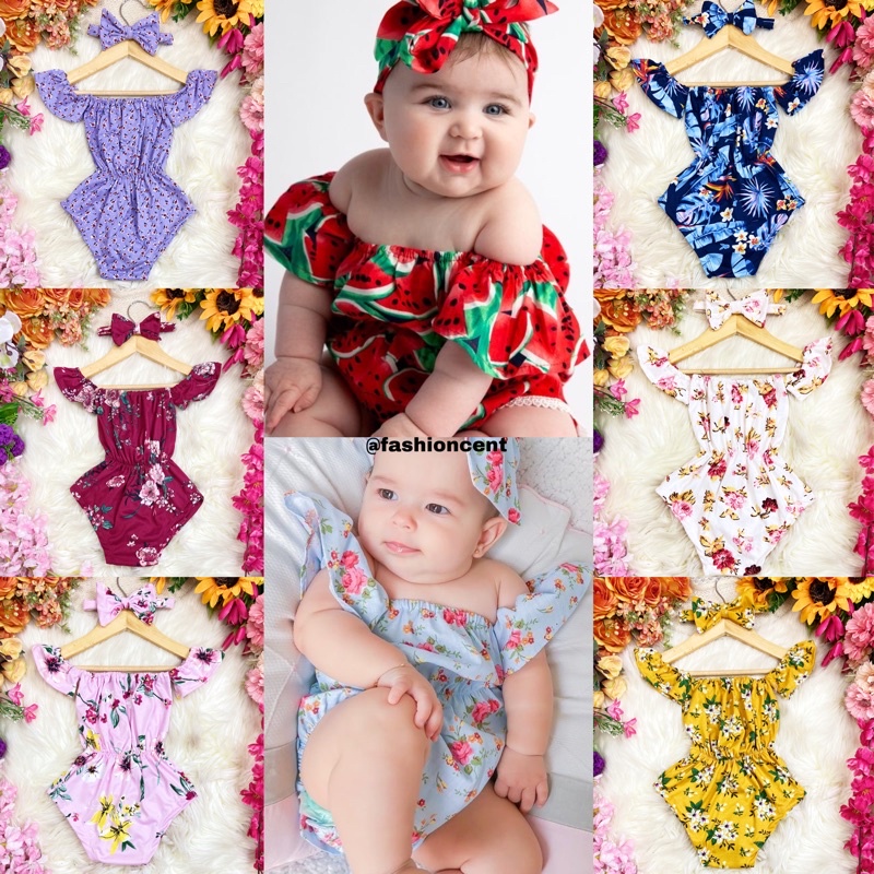 BABY ROMPER WITH TURBAN (UP TO18months) #FC888-08 | Shopee Philippines