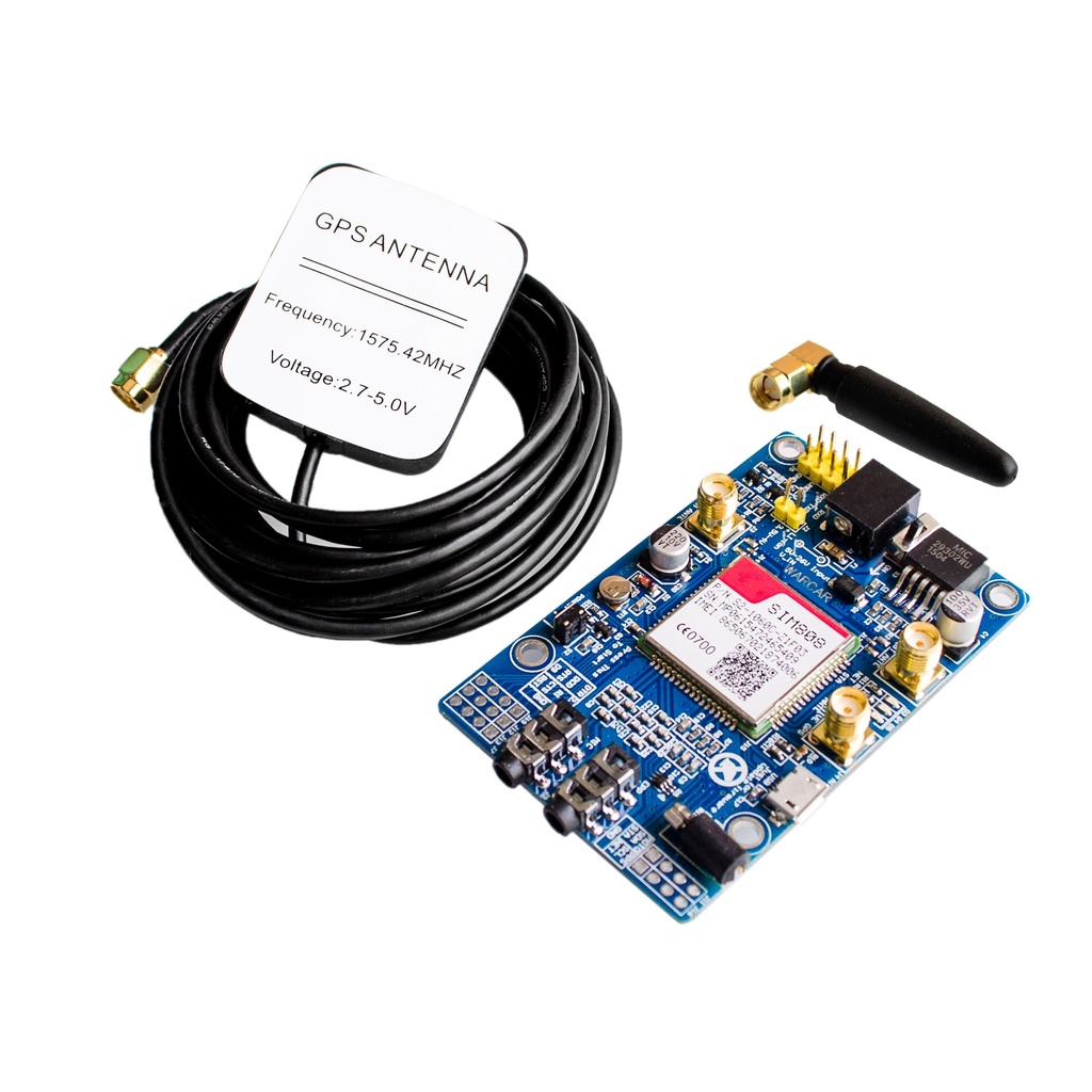 SIM808 instead of SIM908 module GSM GPRS GPS Development Board IPX SMA with GPS Antenna ...